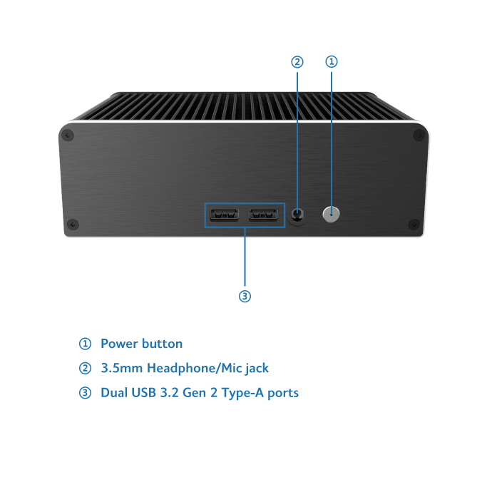 Newton CWS | Compact Silent Evolution for Intel® NUC 12/13 Pro Core™ i3 ...