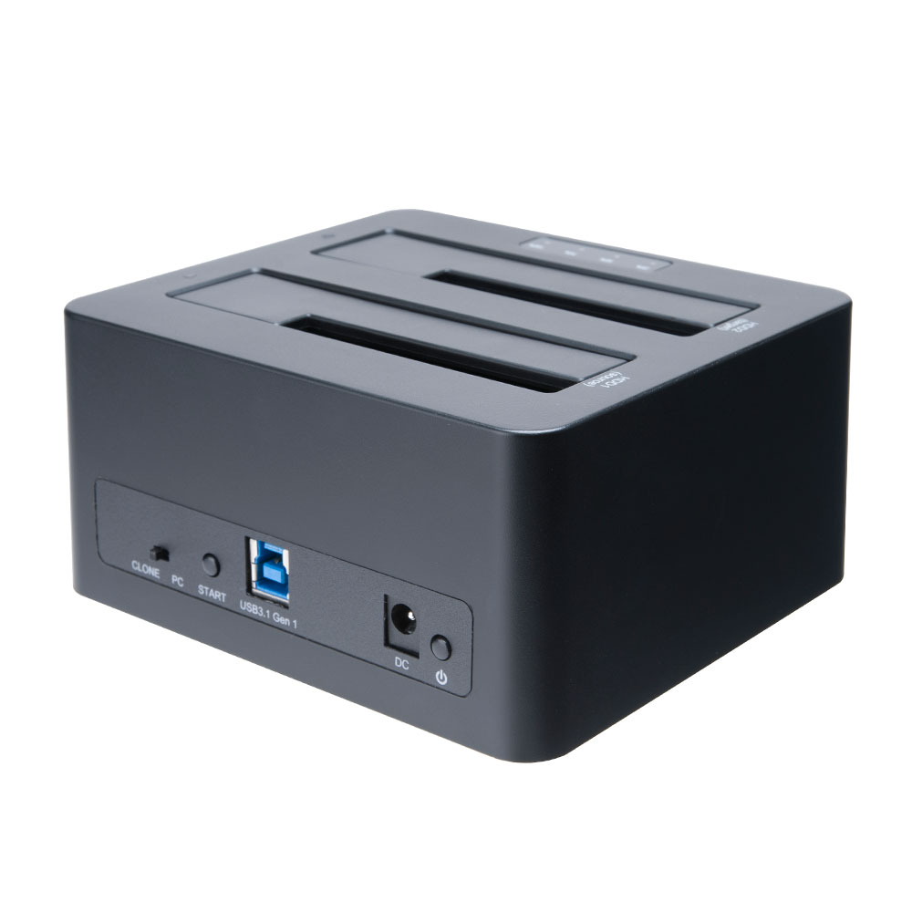 DuoDock X3 | Dual bay USB 3.1 Gen 1 clone docking station | Akasa ...